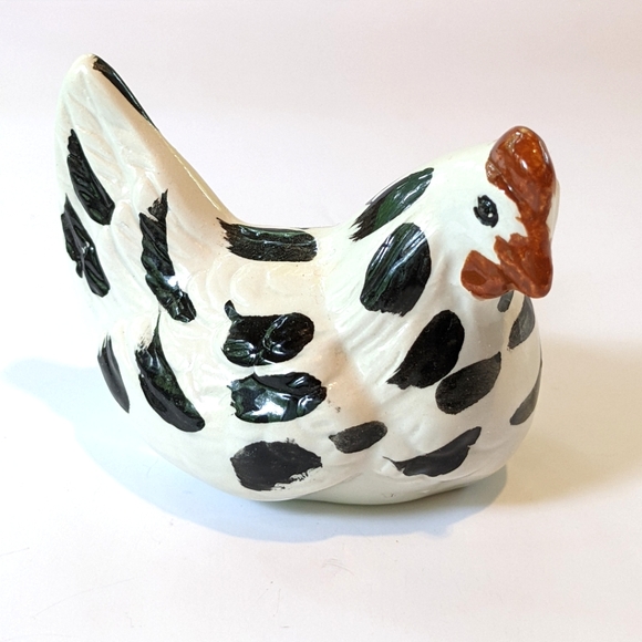 Vintage | Accents | Small Hen Chicken Ceramic Figurine Farmhouse ...
